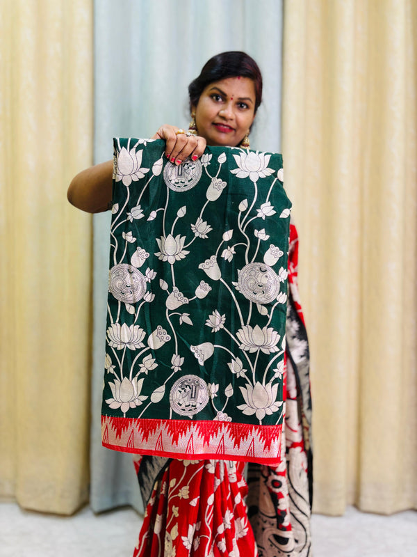 Temple Border Pichwai – Sarees by Siva