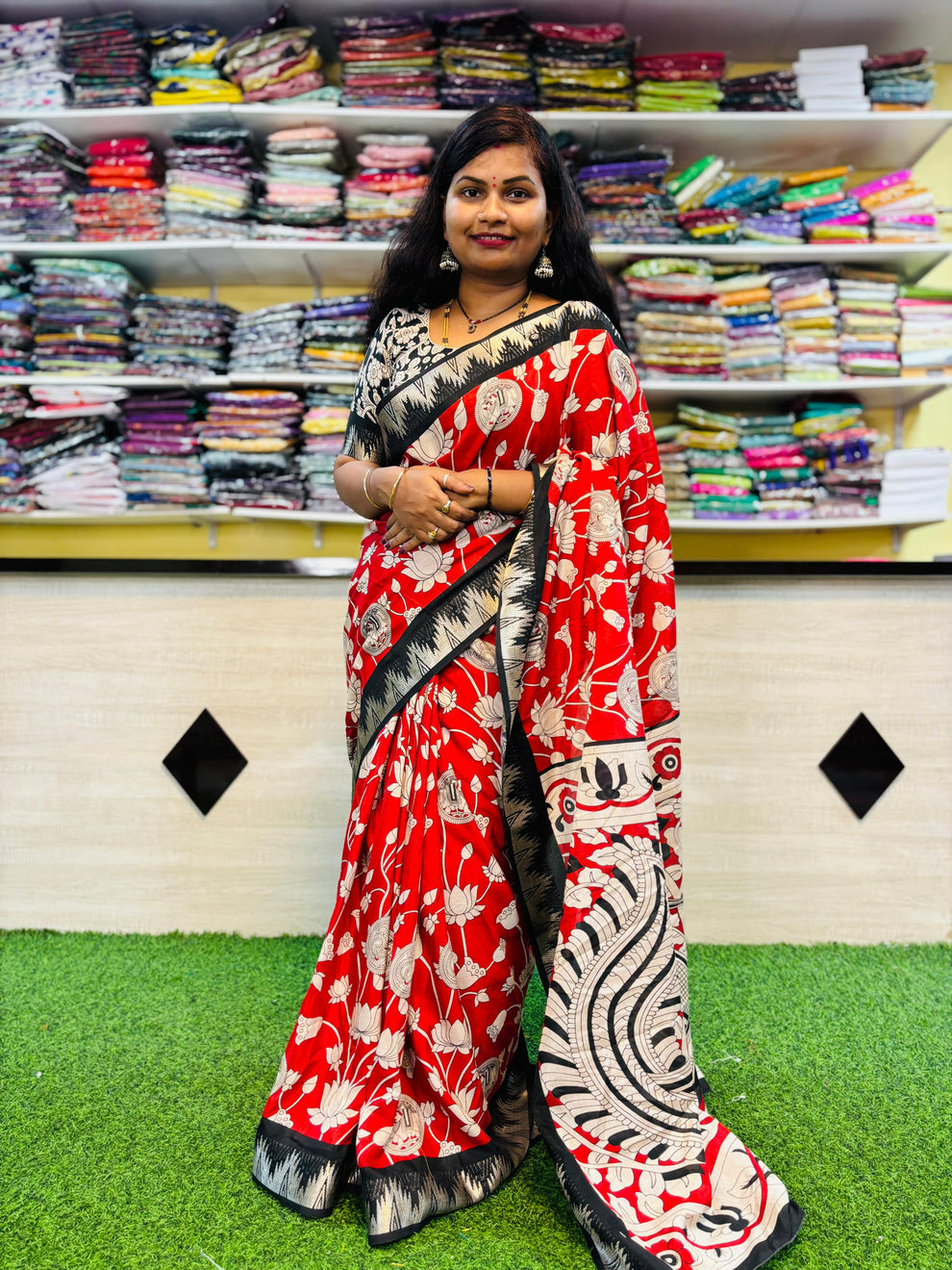 Mangalgiri Temple Border – Sarees by Siva
