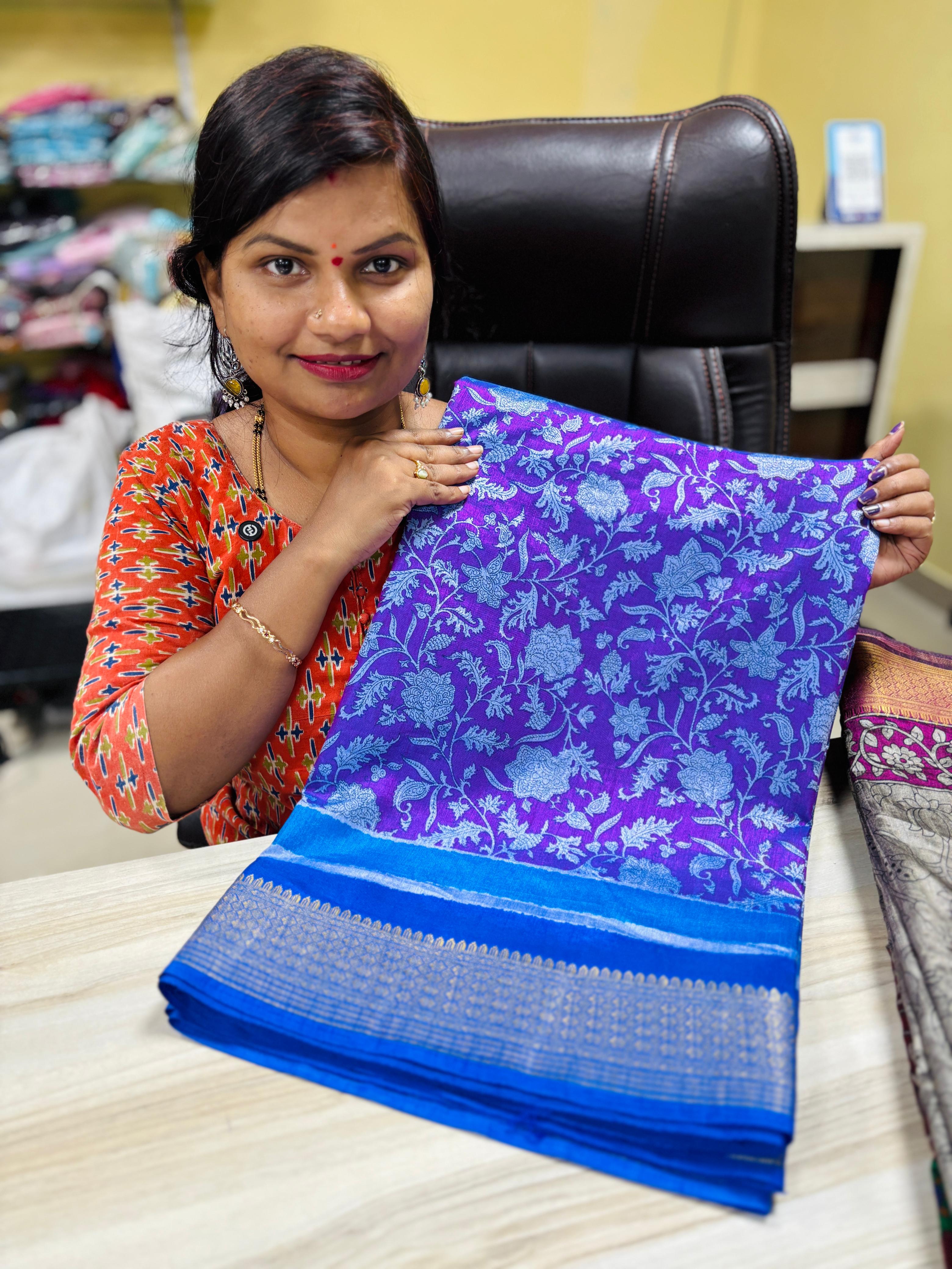 Pochampally Small Border – Sarees by Siva